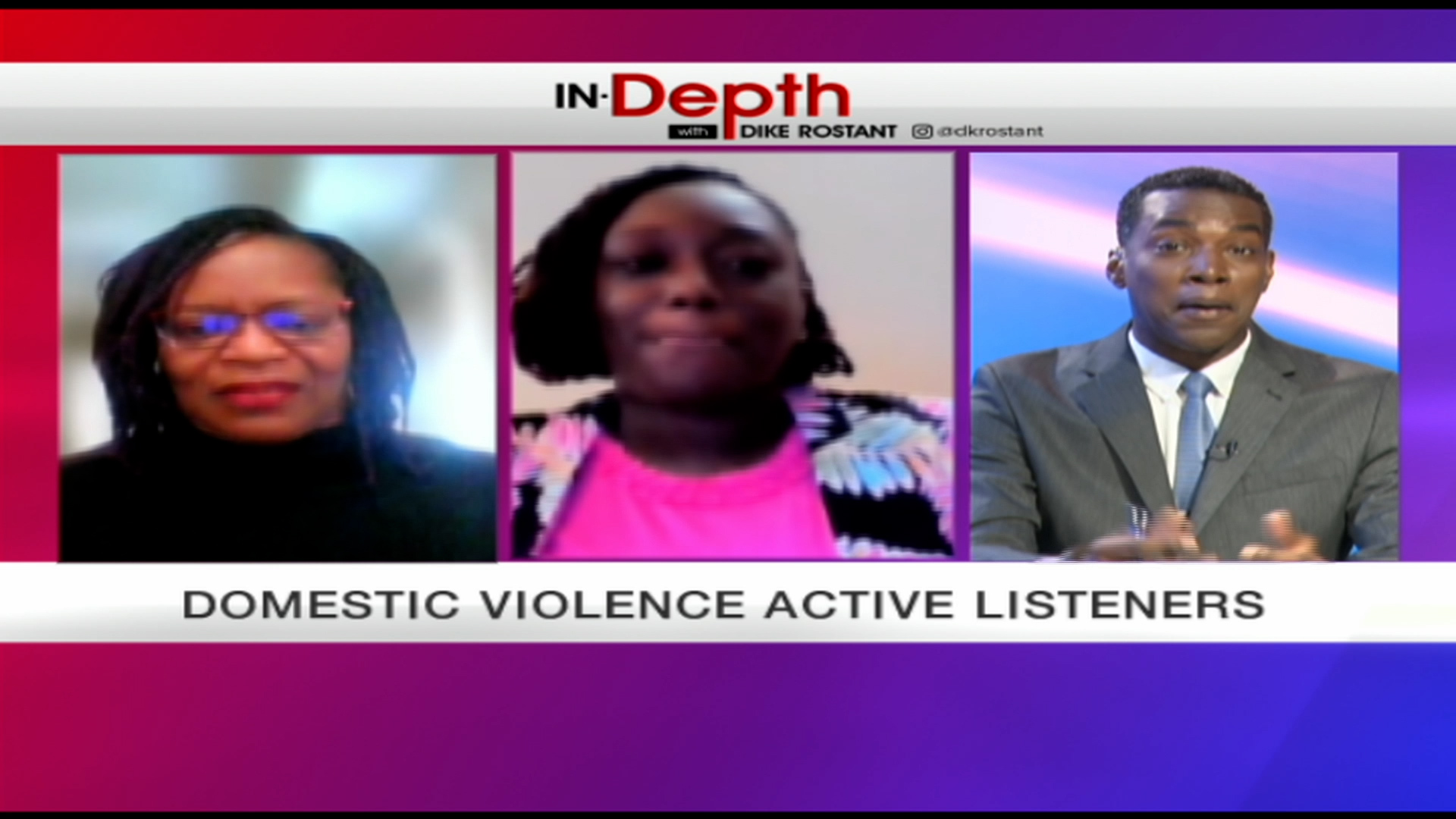 In Depth With Dike Rostant - Domestic Violence Active Listener Training ...