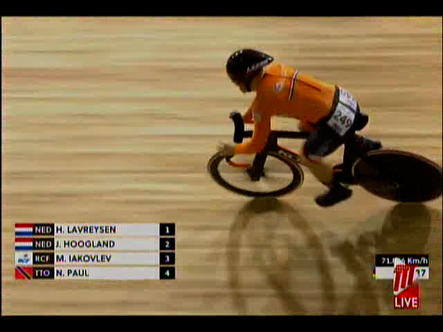 TT Cyclist Nicholas Paul 4th In Men's Keirin At UCI Track Championships ...