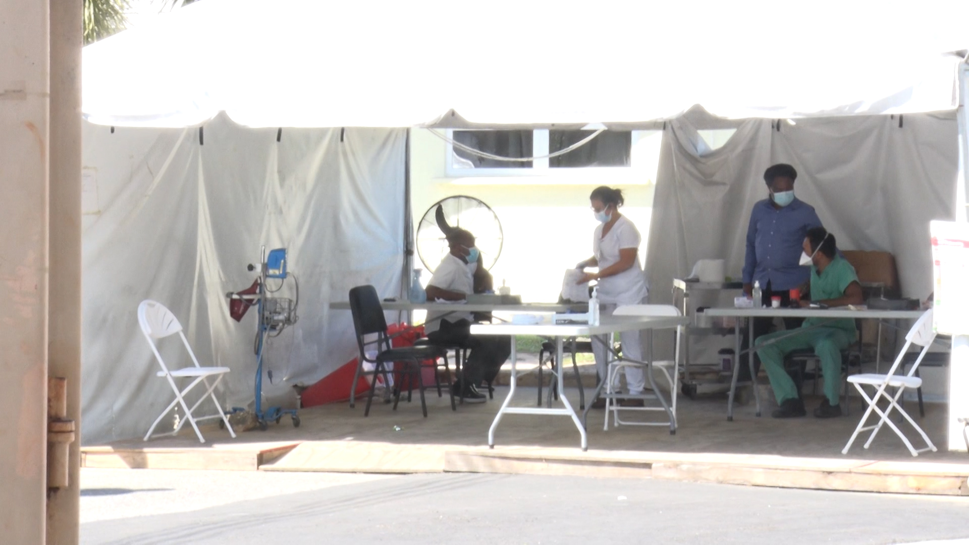 COVID-19 Drive-Thru Screening Pilot Project Launched At EWMSC - TTT News