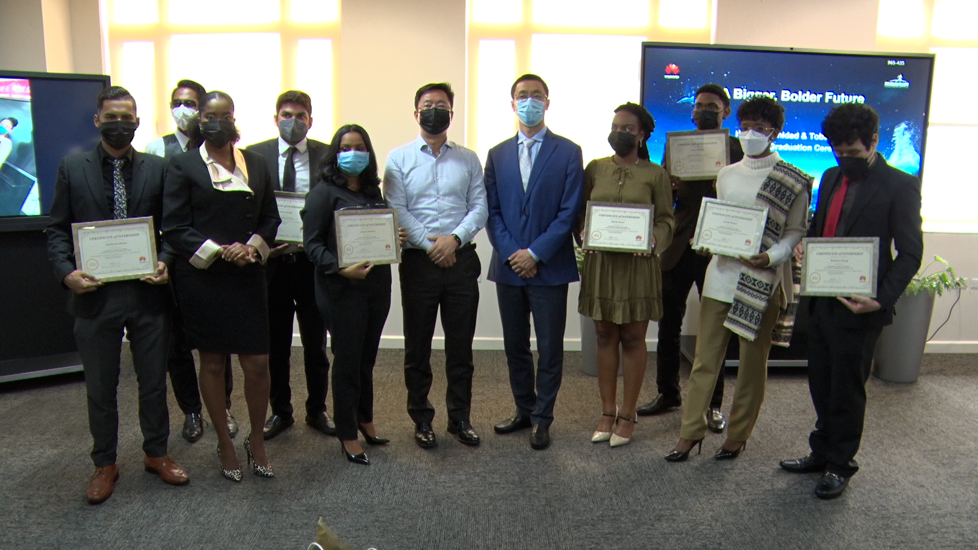 Nine Graduate From Huawei TT Internship - TTT News