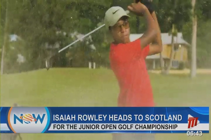 Isaiah Rowley Heads To Scotland For The Junior Open Golf Championship ...