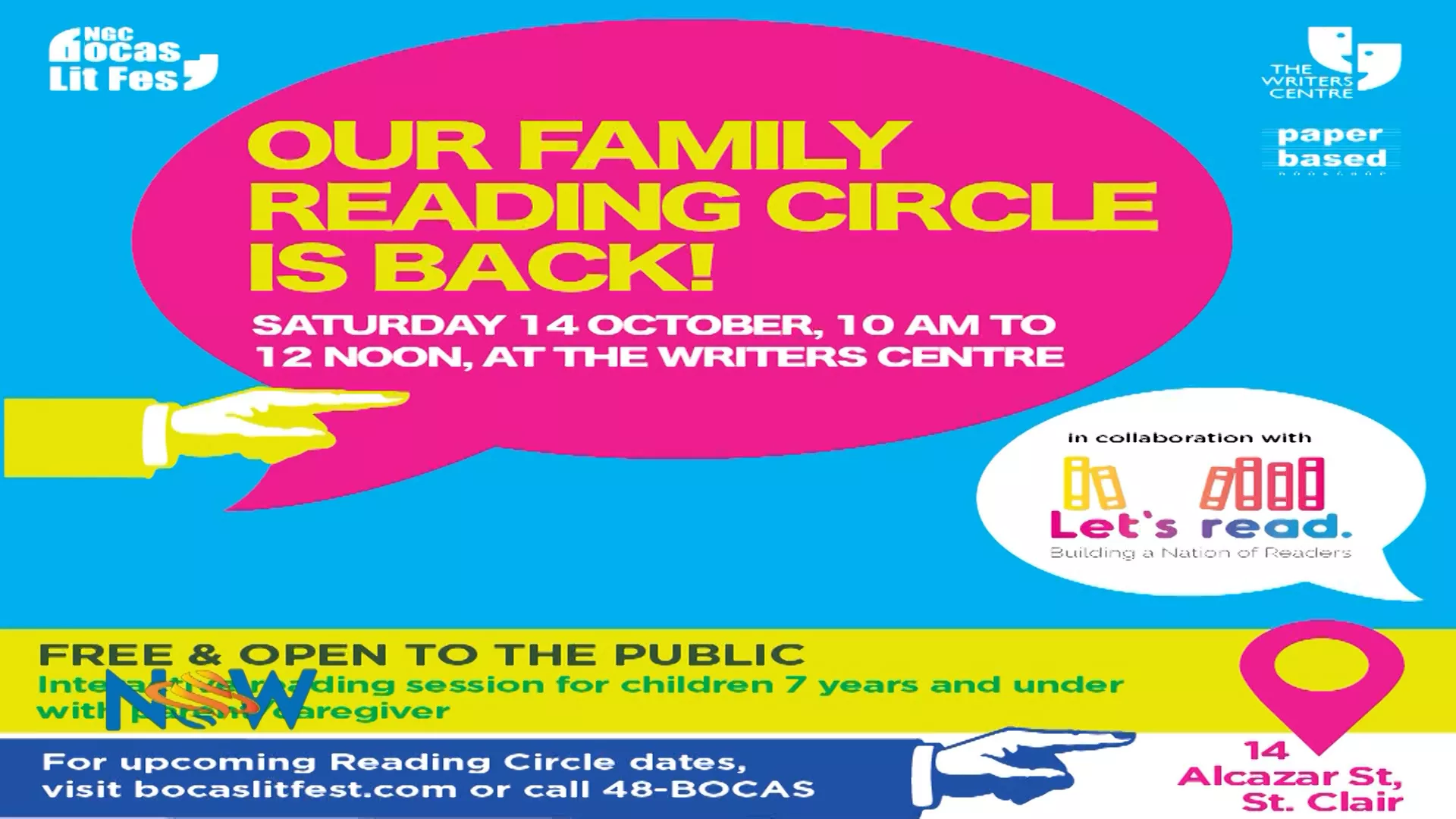 Bocas Lit Fest ‘Family Reading Circle’ - TTT News