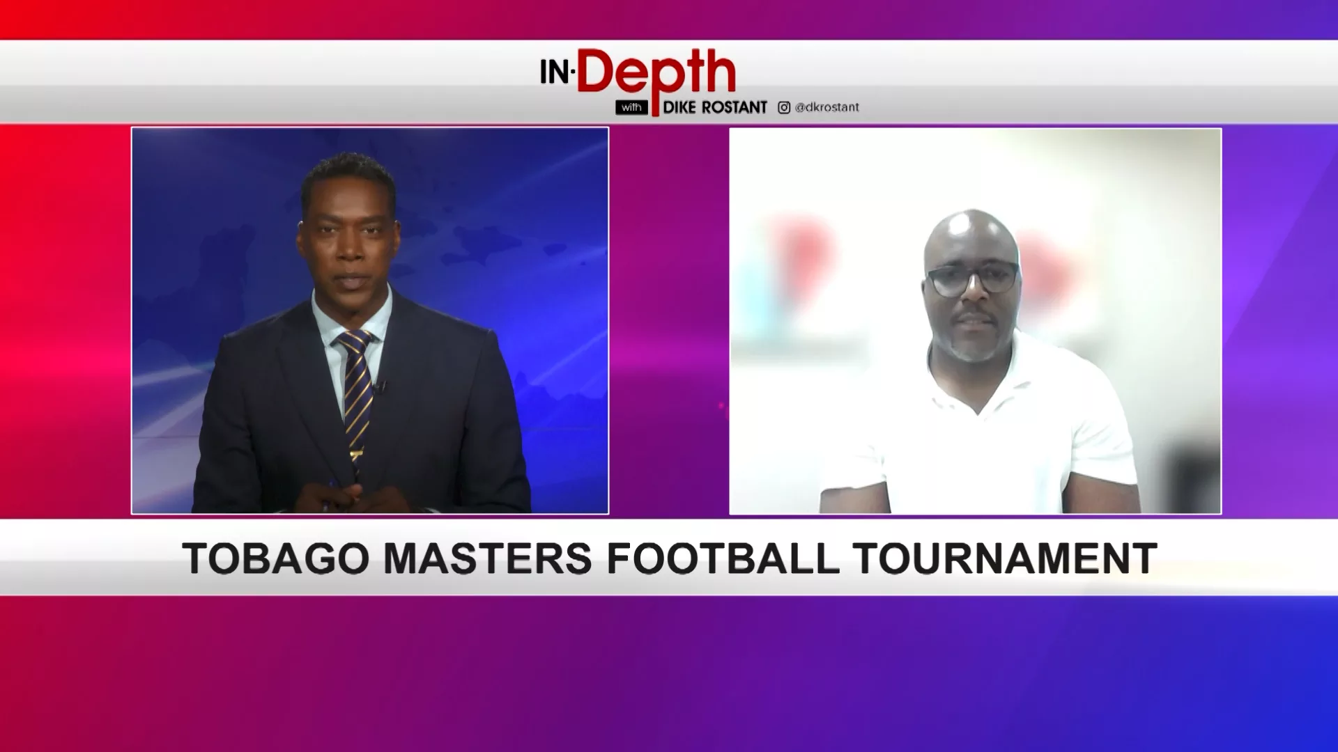 In Depth With Dike Rostant – Tobago Masters Football Tournament - TTT News