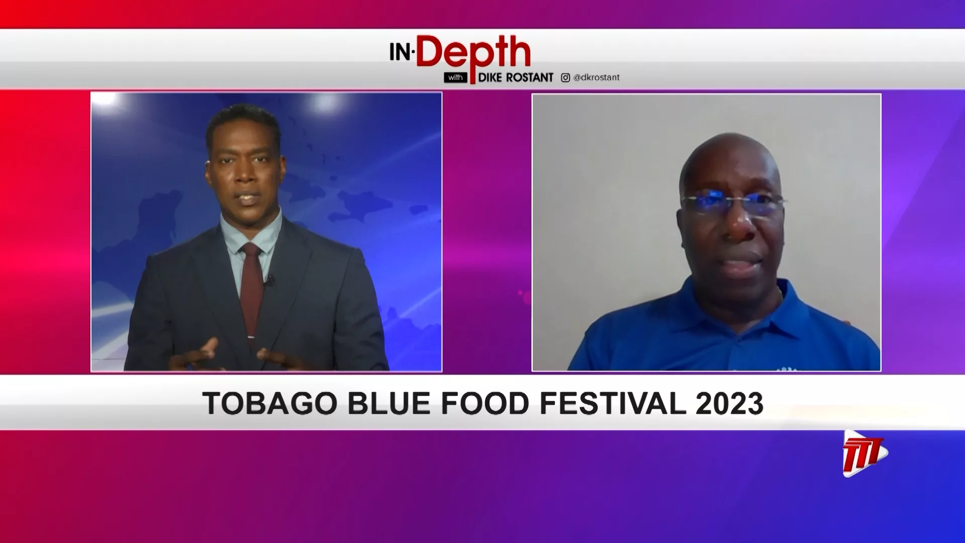 In Depth With Dike Rostant – Tobago Blue Food Festival 2023 - TTT News