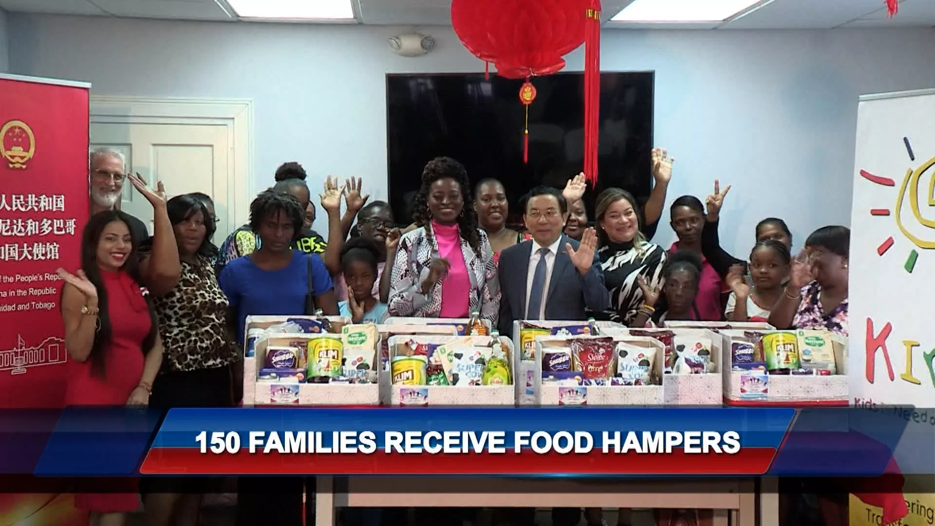 150 Families Receive Food Hampers - TTT News