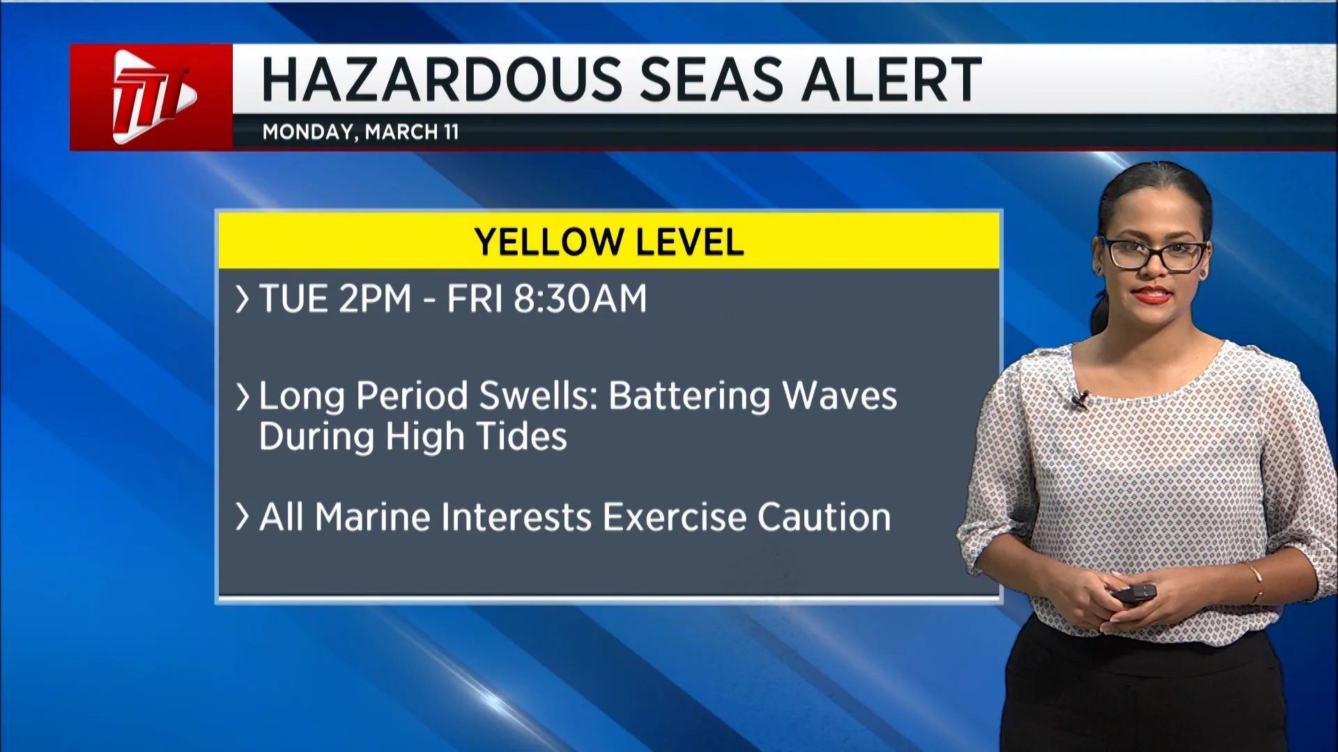 Weather Outlook – Monday March 11th 2024 - TTT News