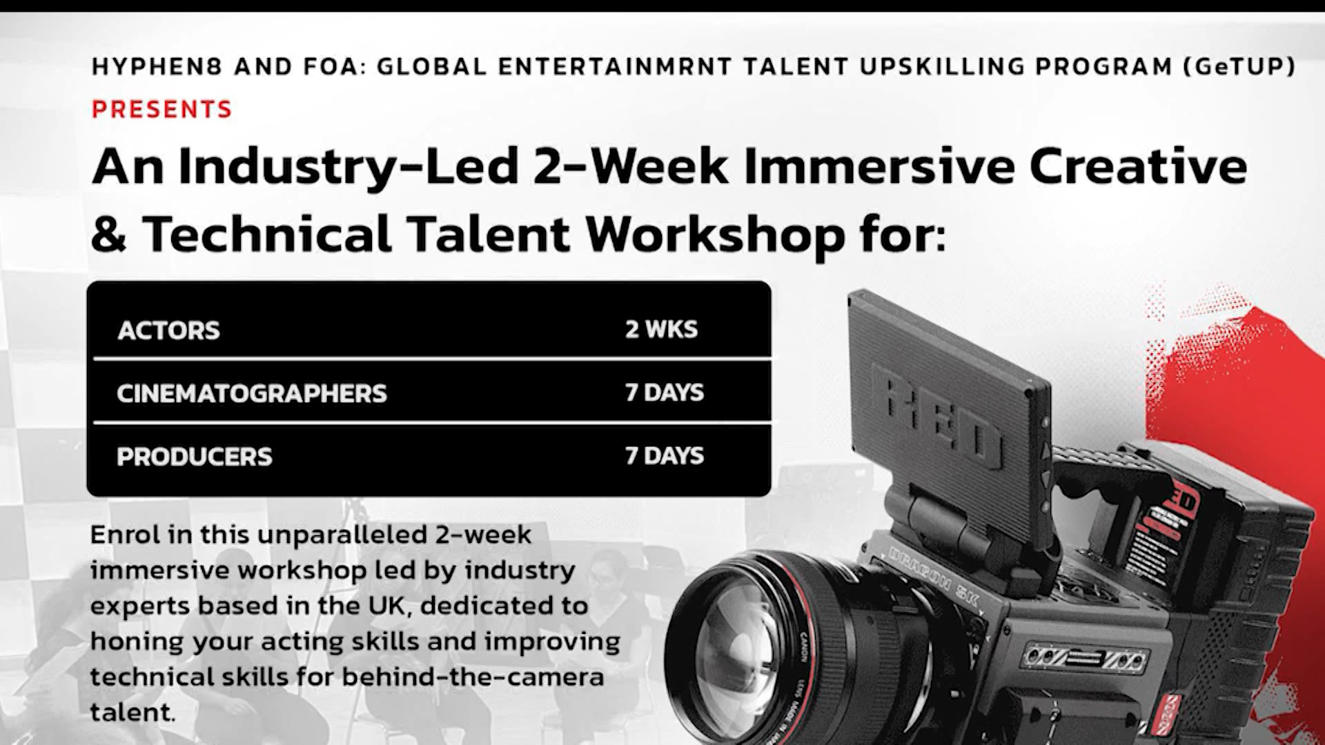 2-Week Creative And Technical Workshop - TTT News
