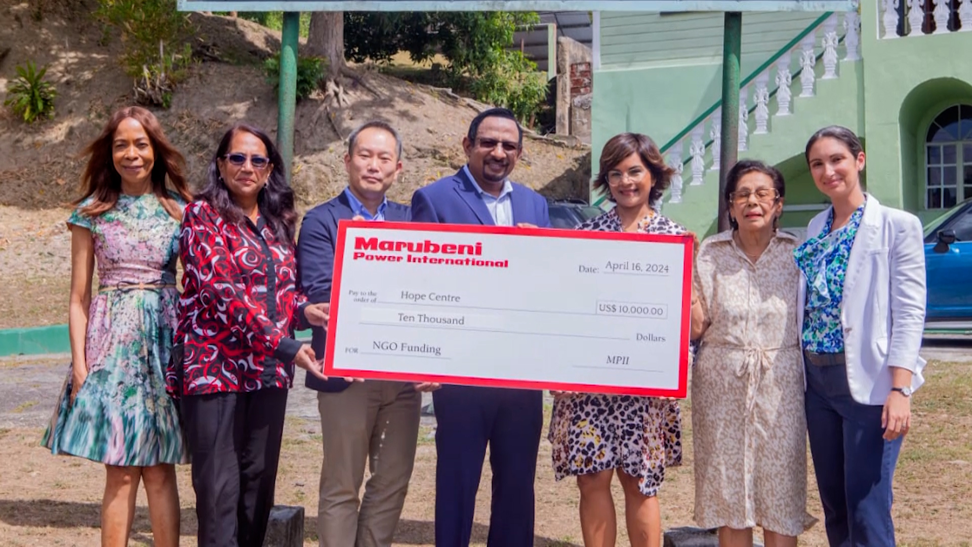 Hope Centre Receives US$10,000 Donation From Marubeni Power ...