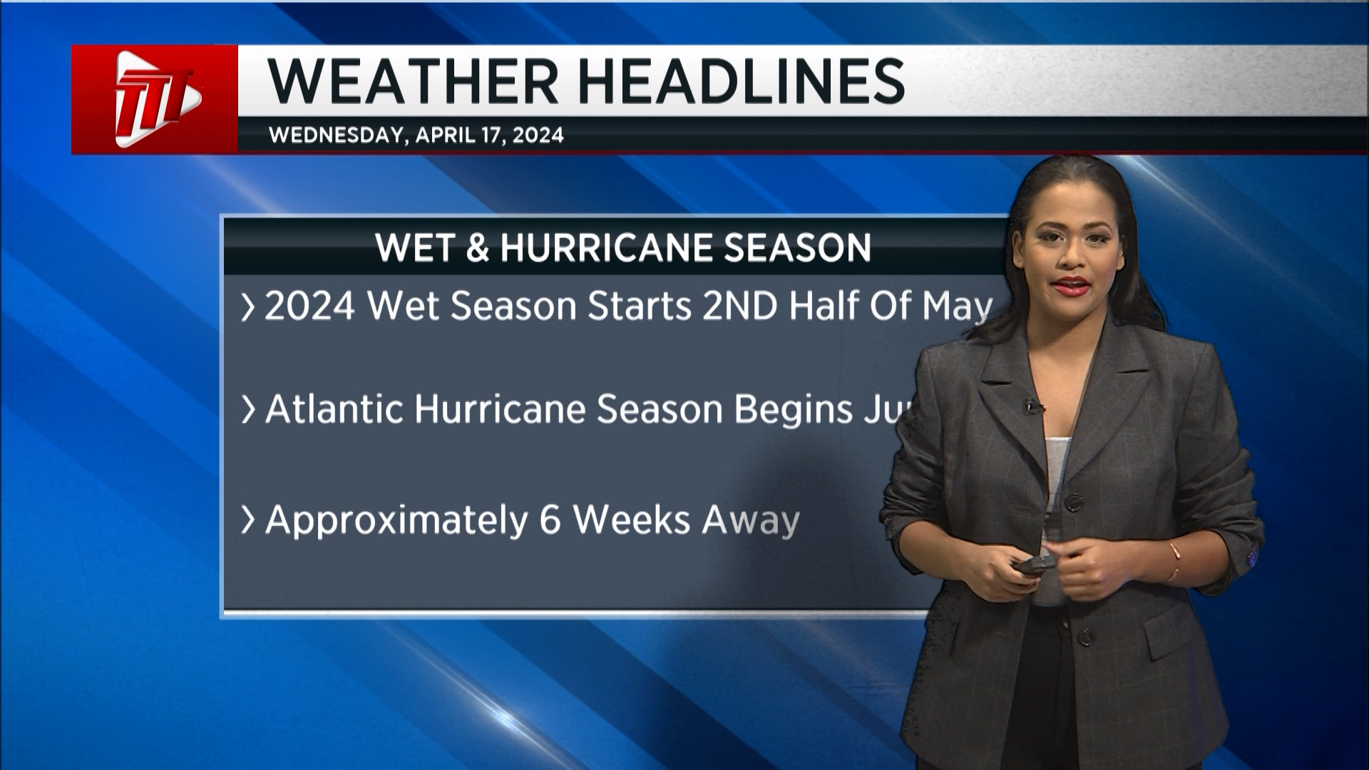Weather Outlook – Wednesday April 17th 2024 - TTT News