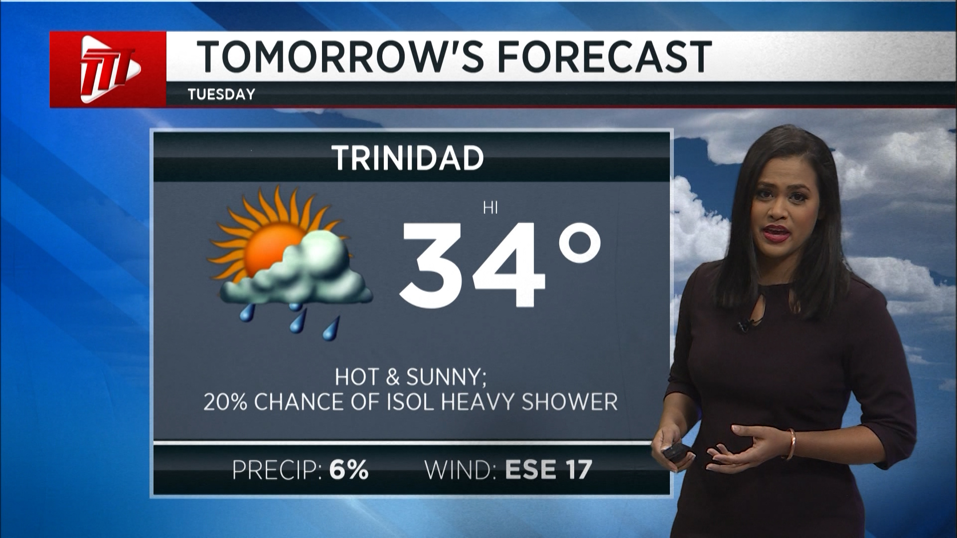 Weather Forecast - Monday 20th May 2024 - TTT News