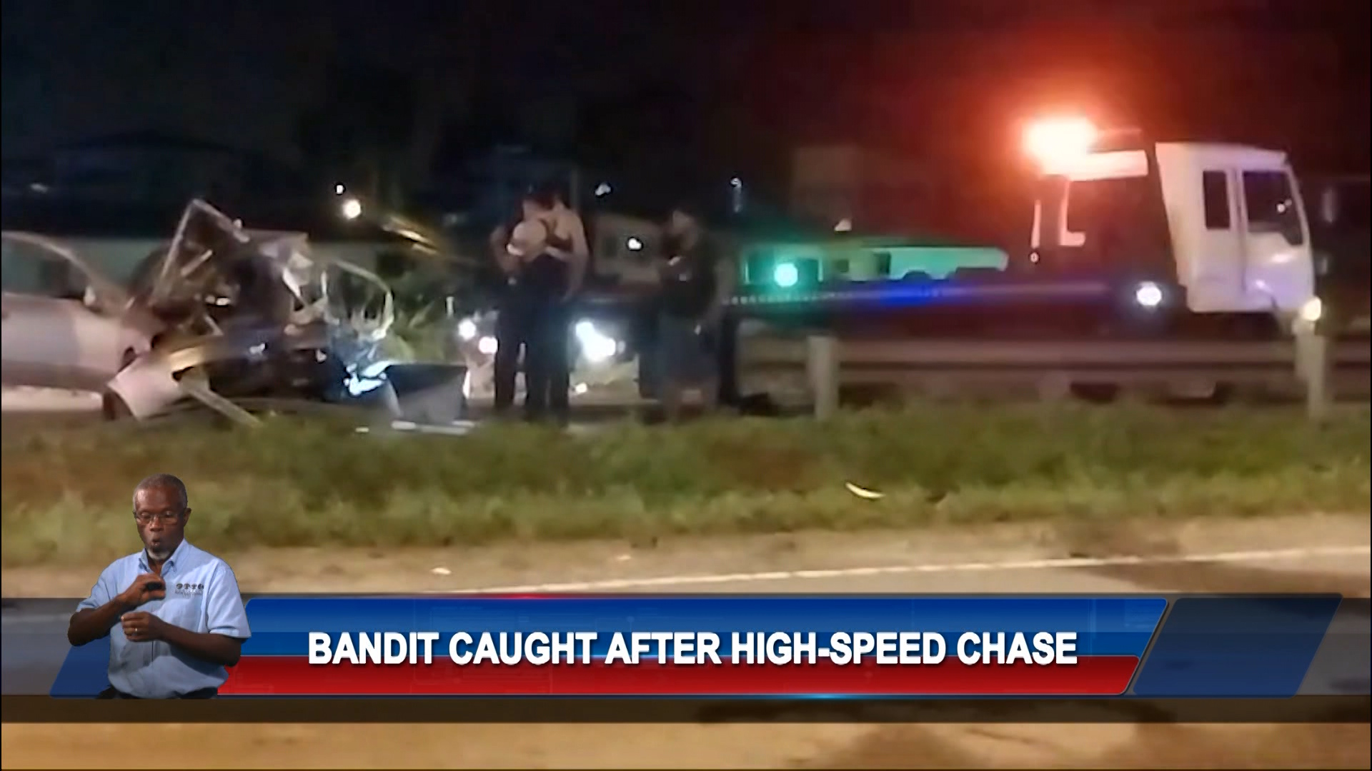 Bandit Caught After High-Speed Chase - TTT News