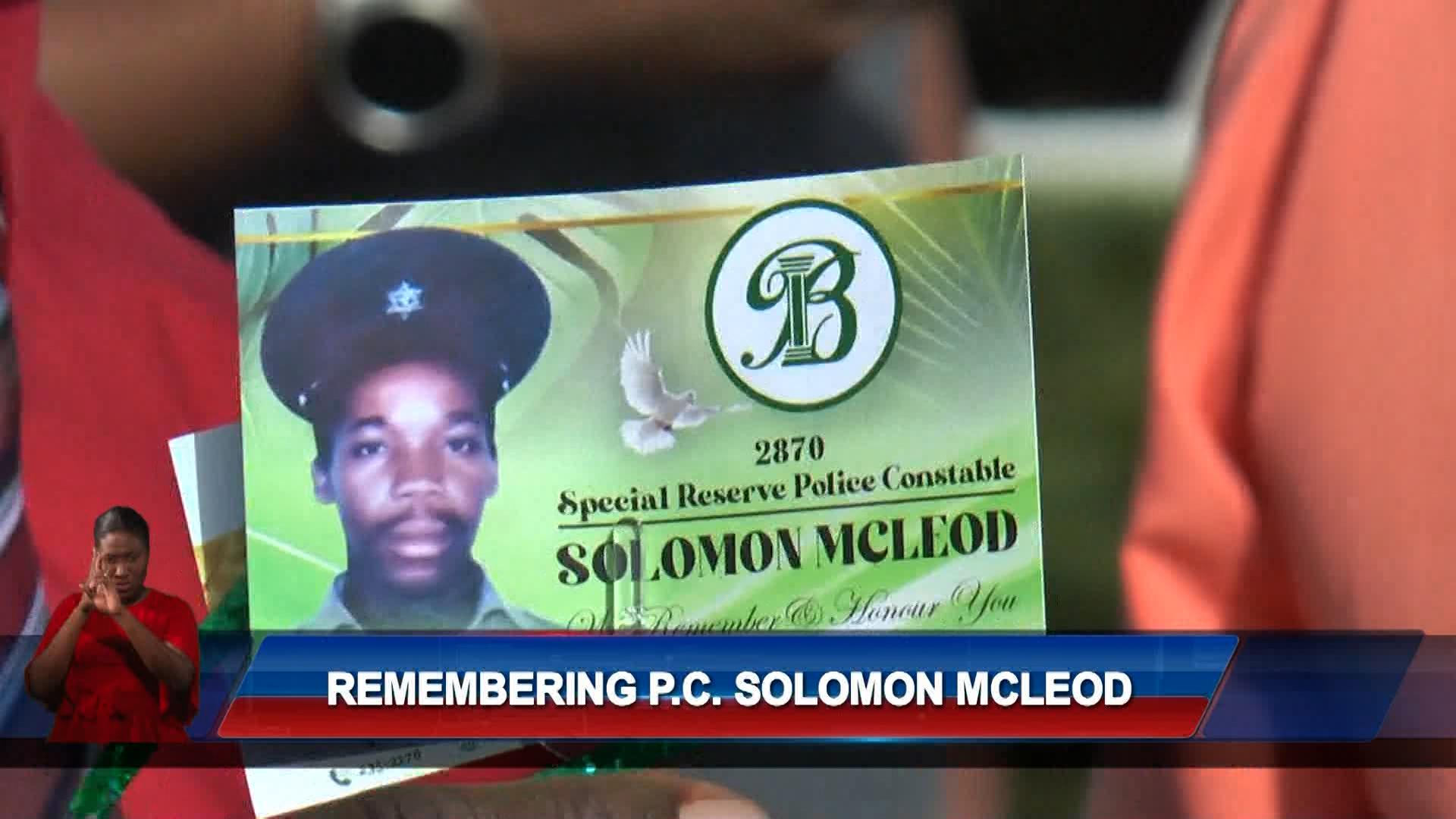 Remembering P.C Solomon Mcleod - TTT News
