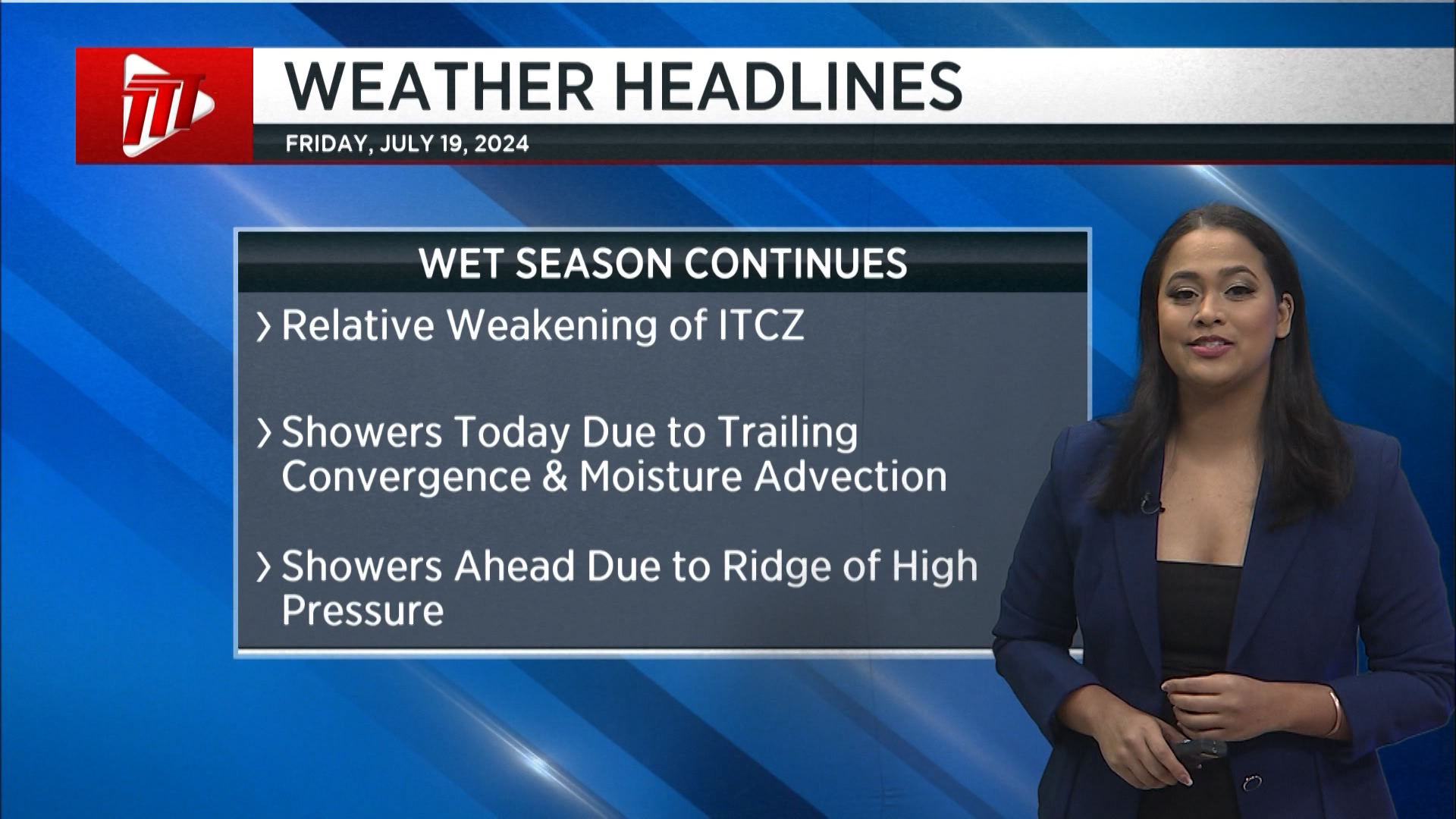 Weather Forecast: Friday July 19th, 2024 - TTT News