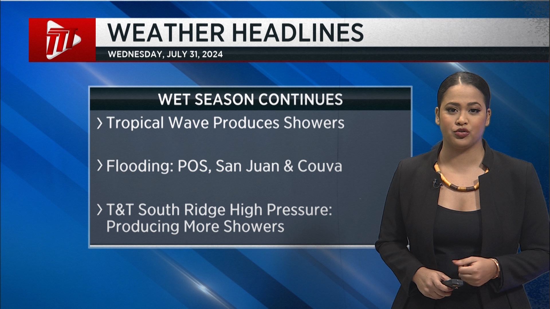 Weather Outlook – Wednesday July 31st 2024 - TTT News