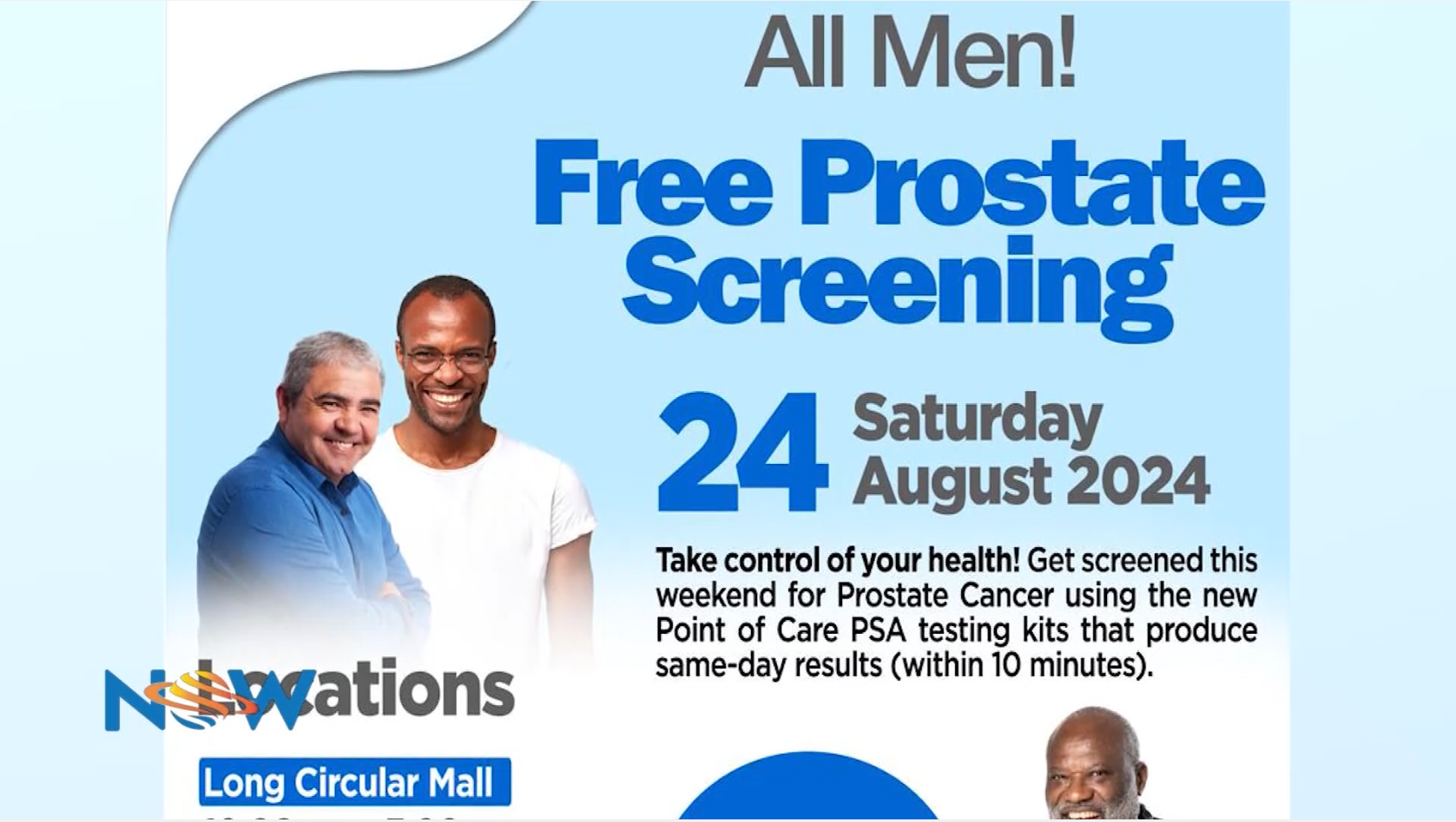 Free Prostate Screening for Men 45 Years and Over - TTT News