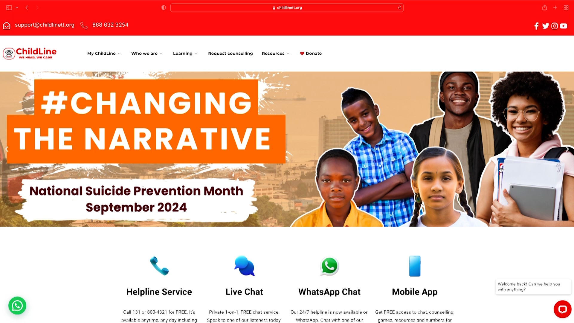 Childline TT Here To Help - TTT News
