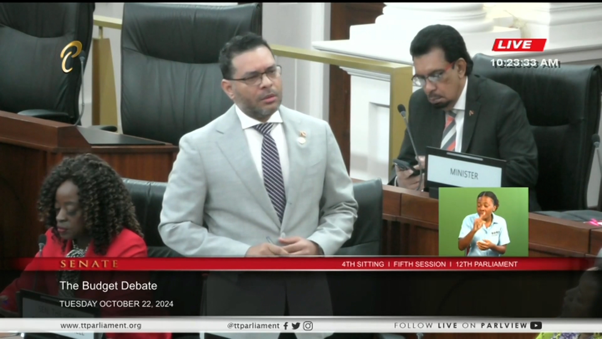 Budget Debate In The Senate - TTT News