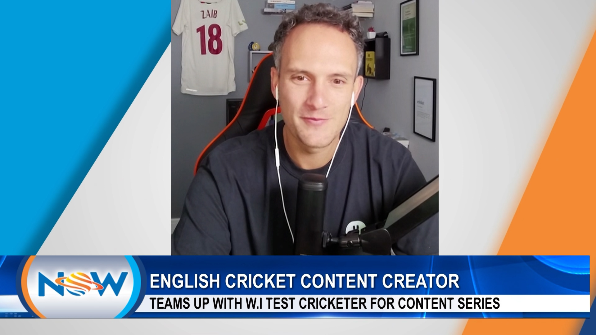 English Cricket Content Creator Teams Up With W.I Test Cricketer - TTT News