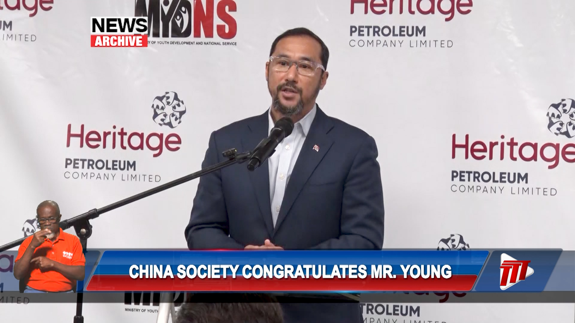 China Society Congratulates Mr. Young - TTT News