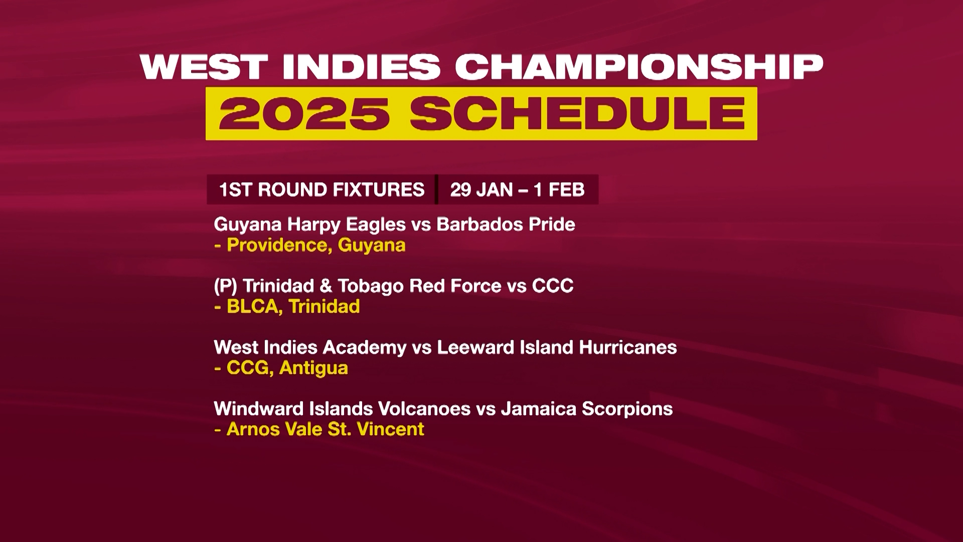 CWI Launches WI Championships - TTT News