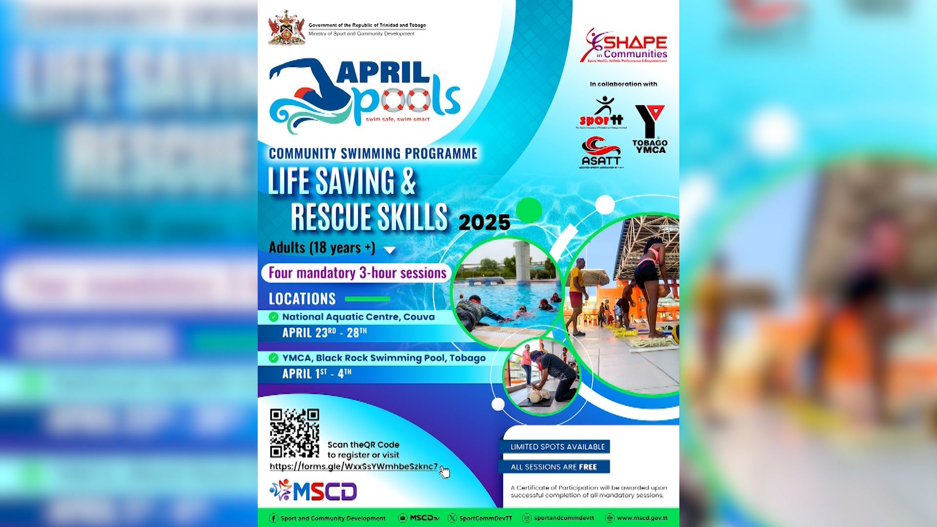 Registration Opens For April Pools Programme - TTT News