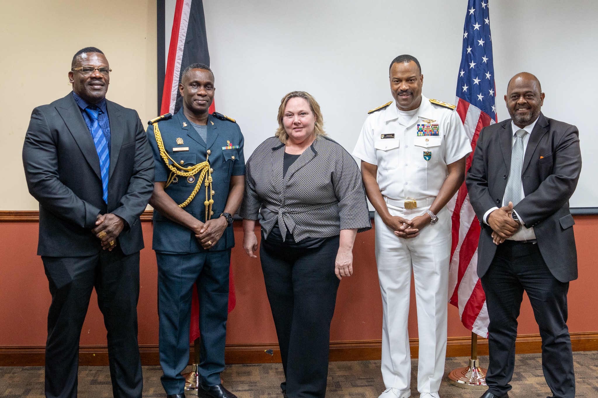 Admiral Hosley Meets With Newly Appointed Minister Of Defence And ...