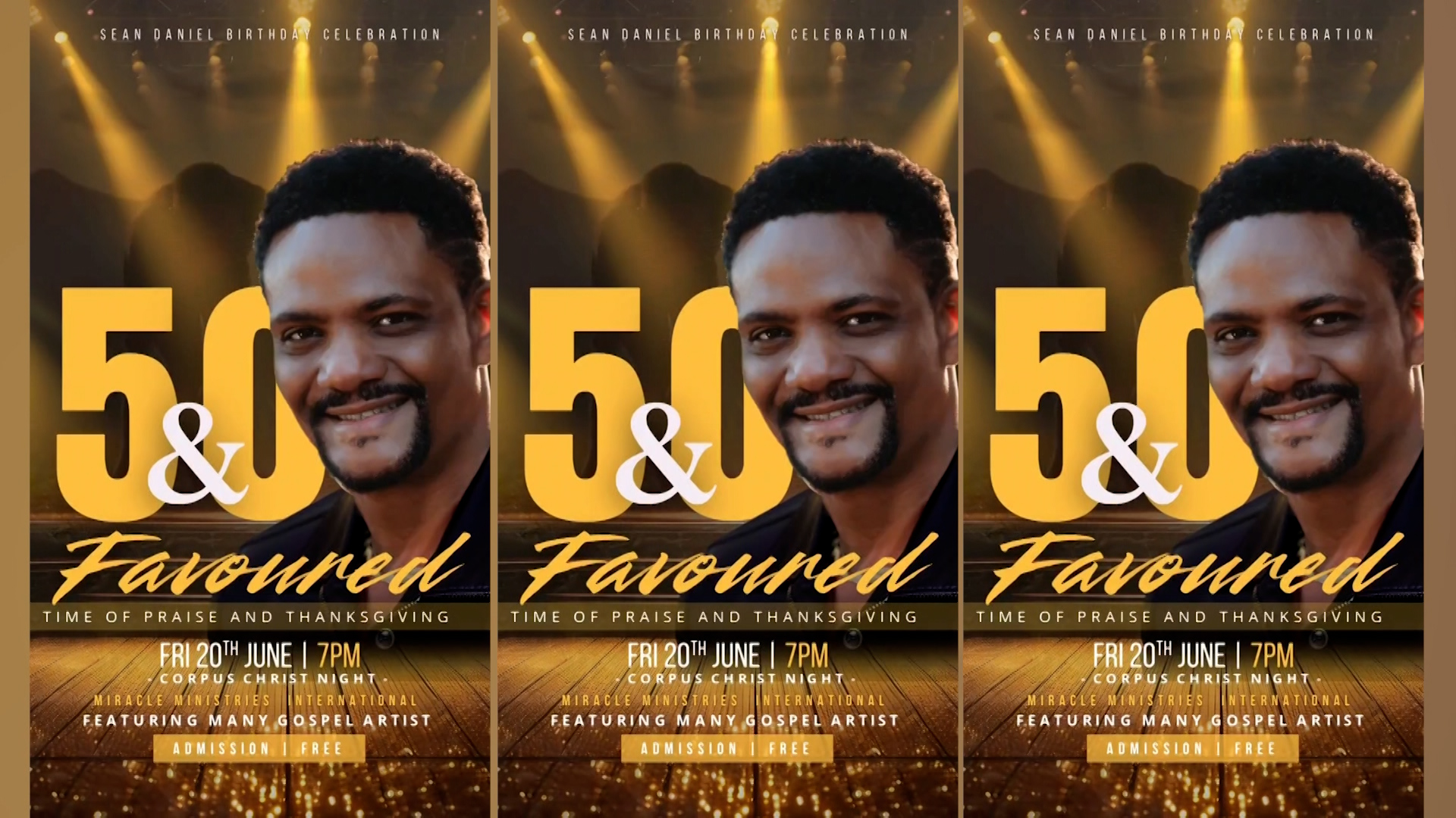 Sean Daniel – 50 And Favoured - TTT News