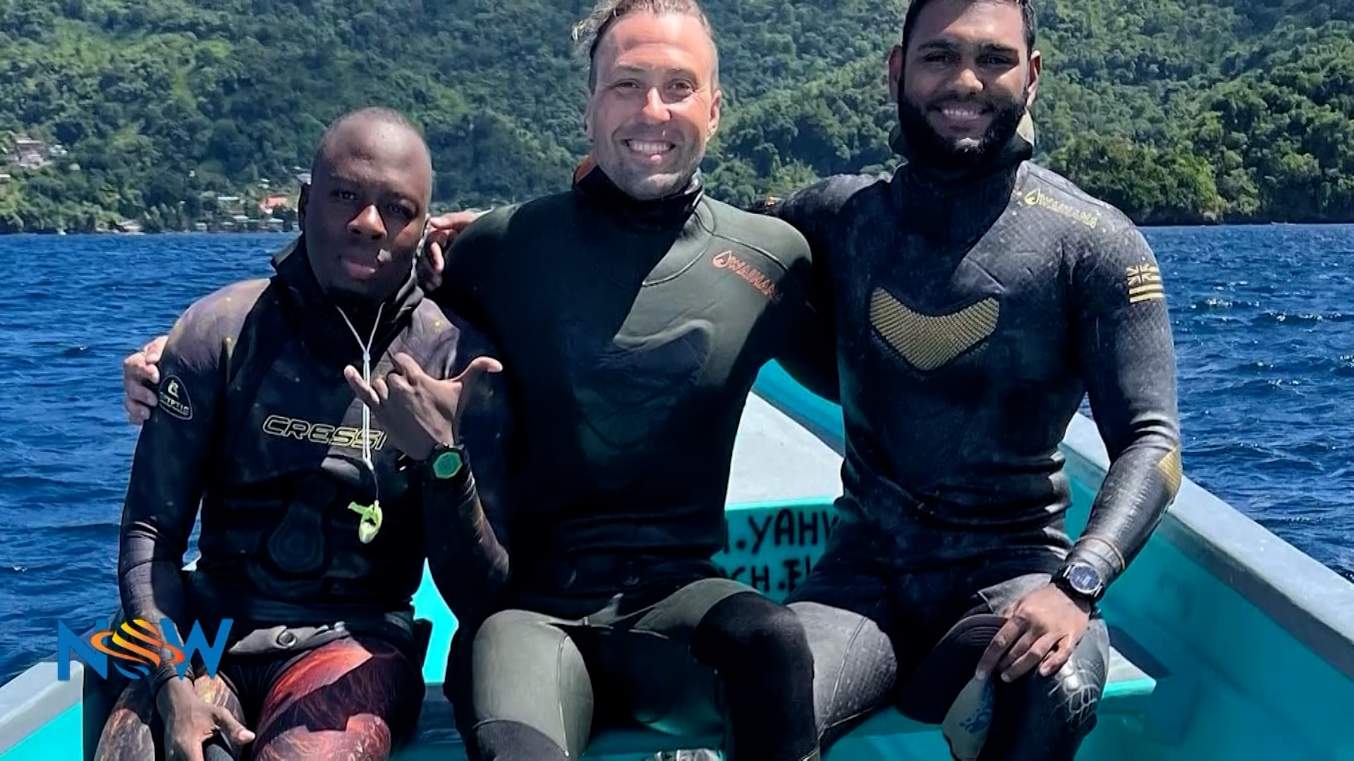 Jevaughn Sets New Free Diving Record - TTT News