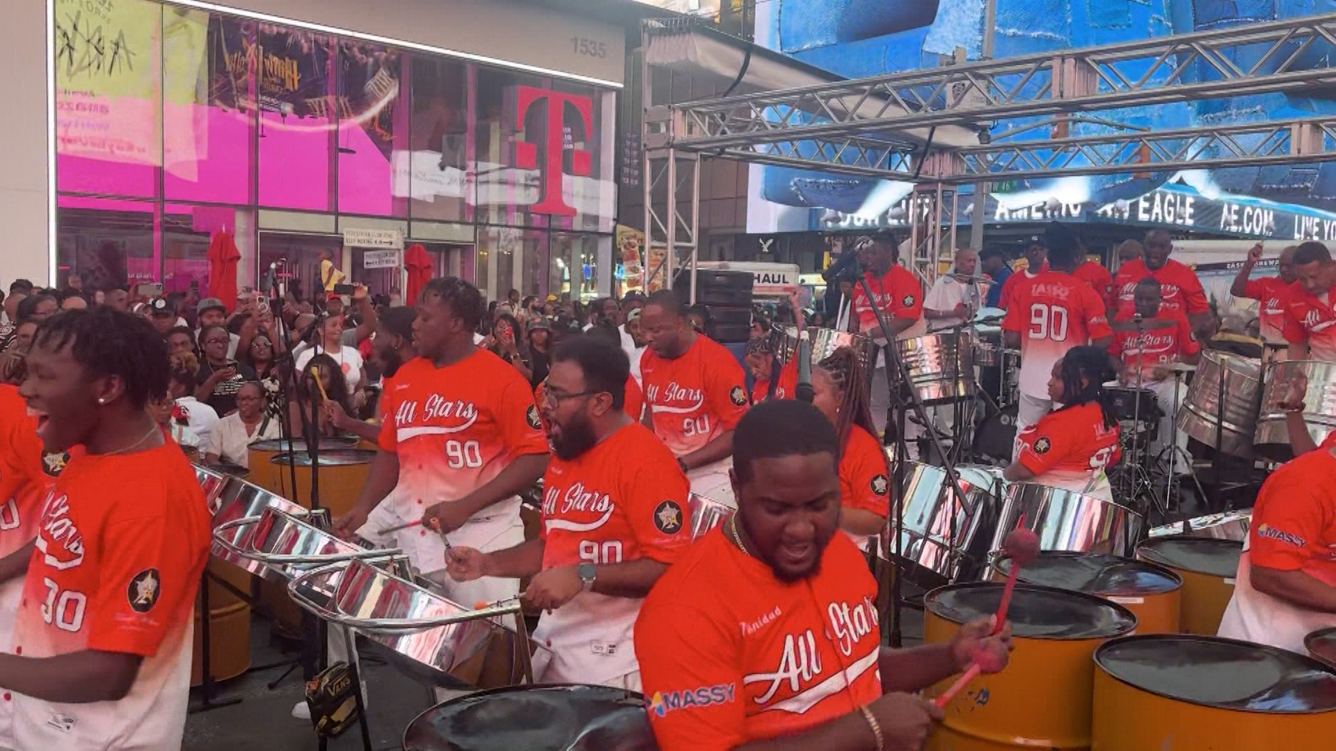 Massy Trinidad All Stars Takes Over Times Square For World Steelpan Day ...