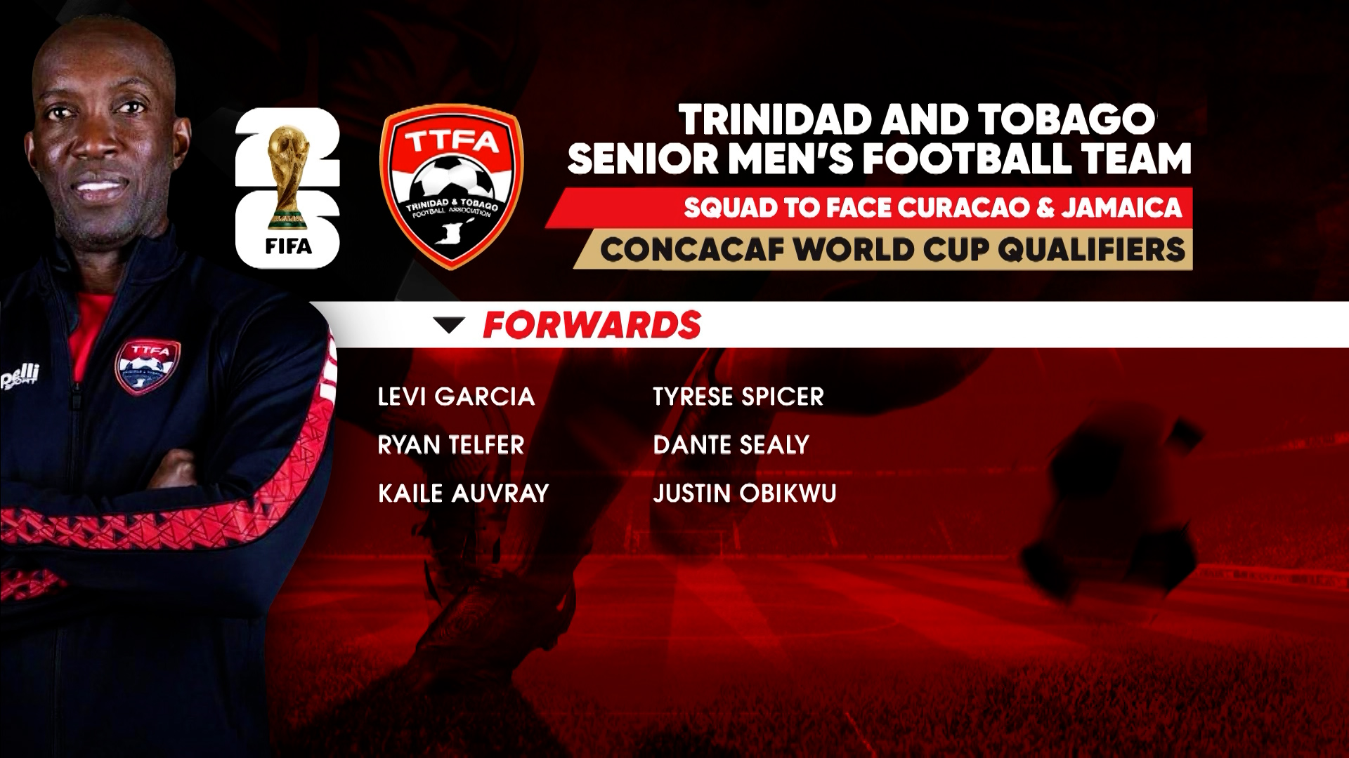 T&T Squad Announced For Final Round Of CONCACAF World Cup Qualifiers ...