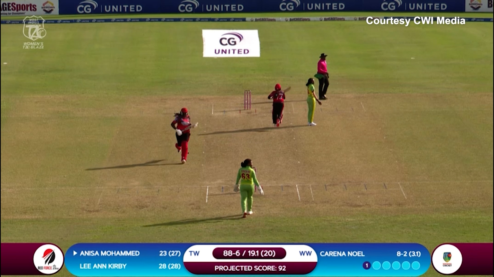 Anisa Mohammed Stars As Red Force Divas Beat Windward Islands - TTT News